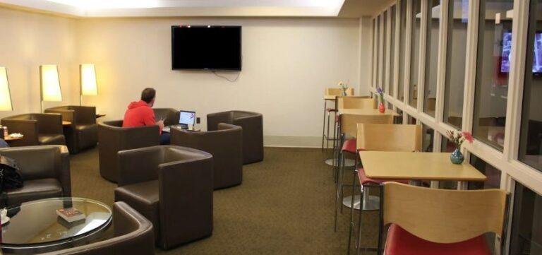 Air France Lounge Boston, Review of Priority Pass Lounge