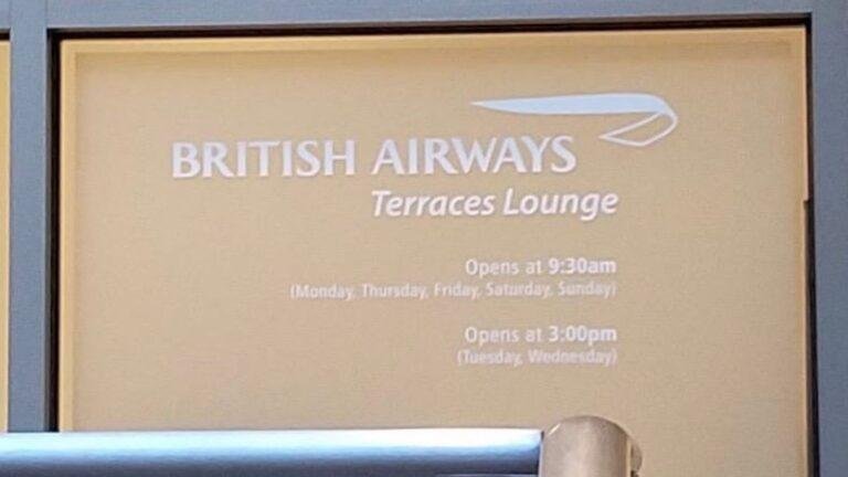 British Airways Lounge Seattle, Lounge Access & Reviews